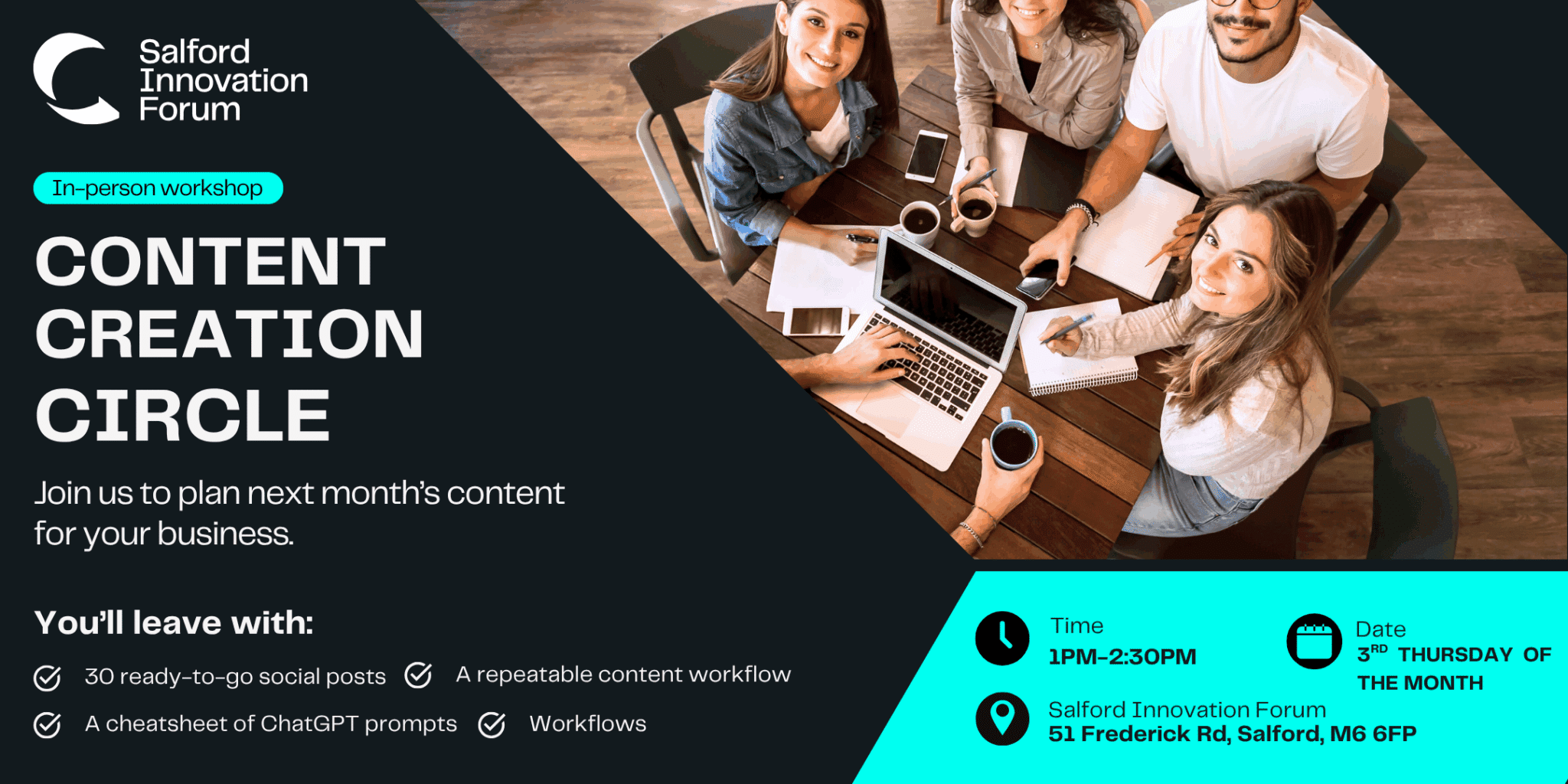 Content Creation Circle - Salford Innovation Forum